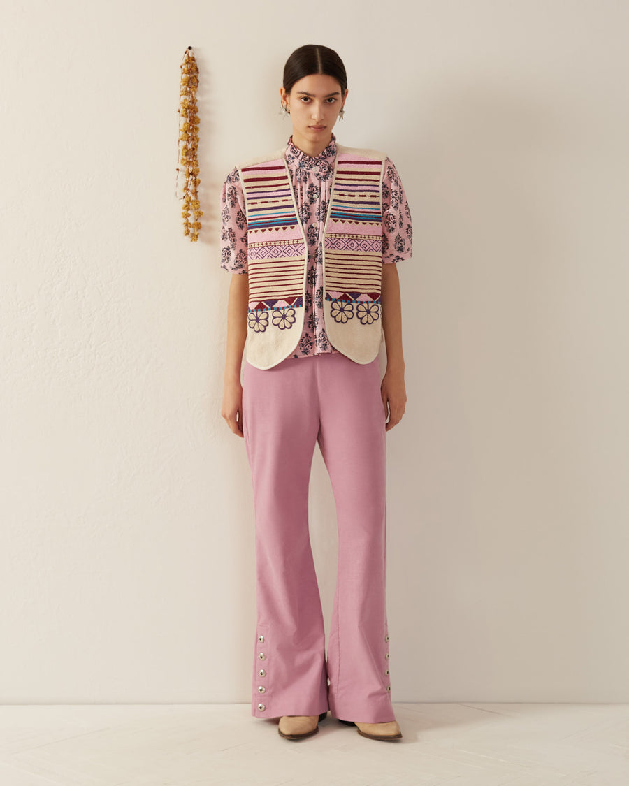 Arizona Lilac Beaded Vest