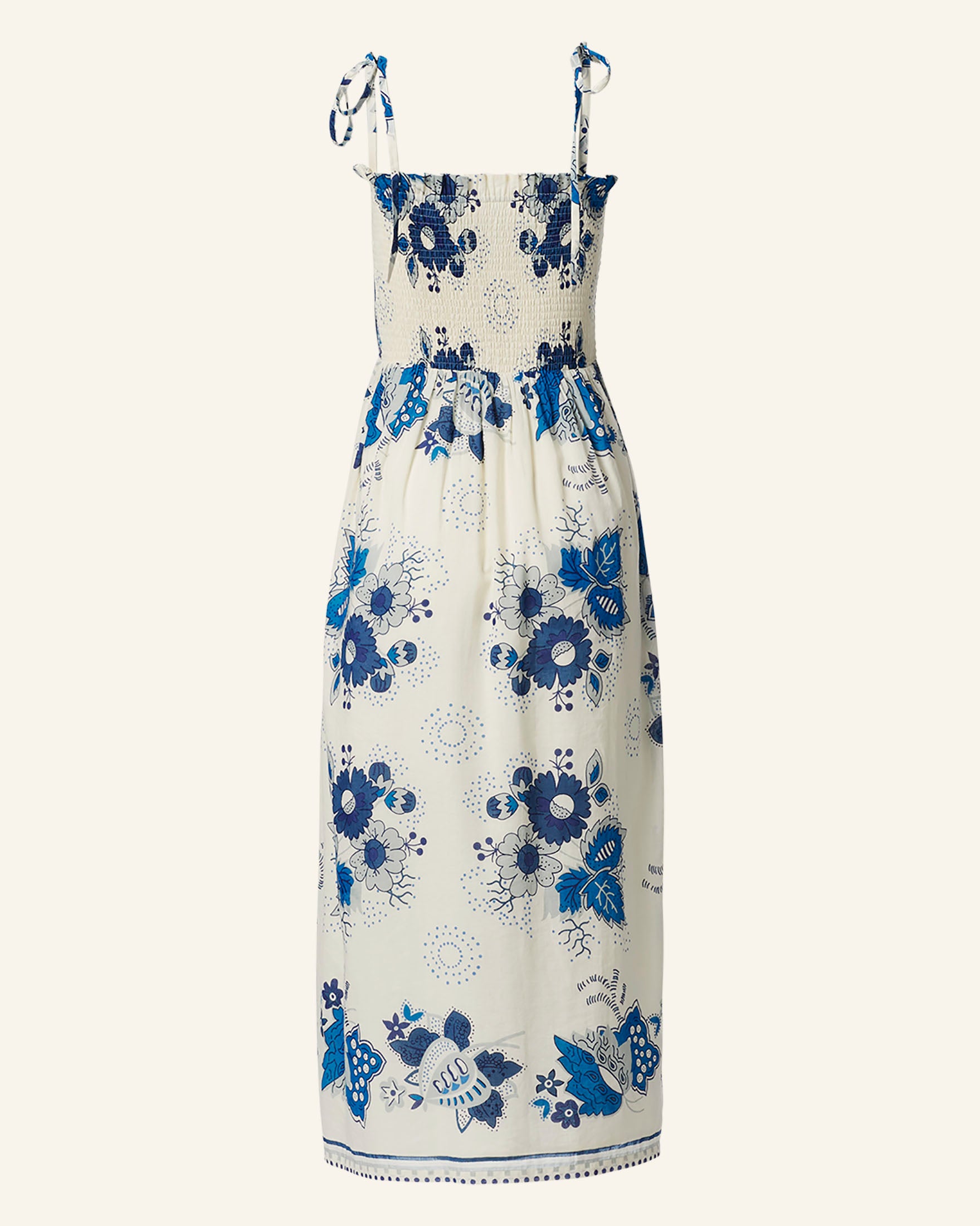 Kaia Blue China Panel Dress