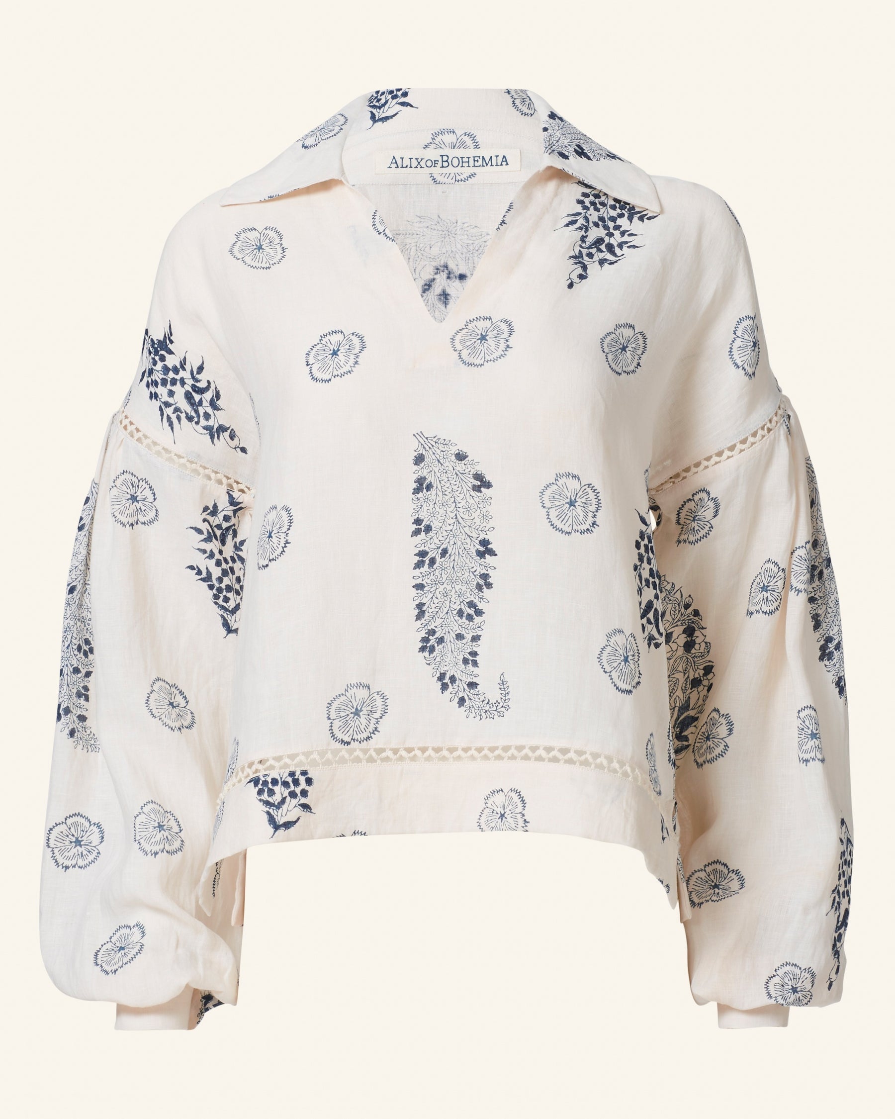 Dylan Porcelain Linen Top