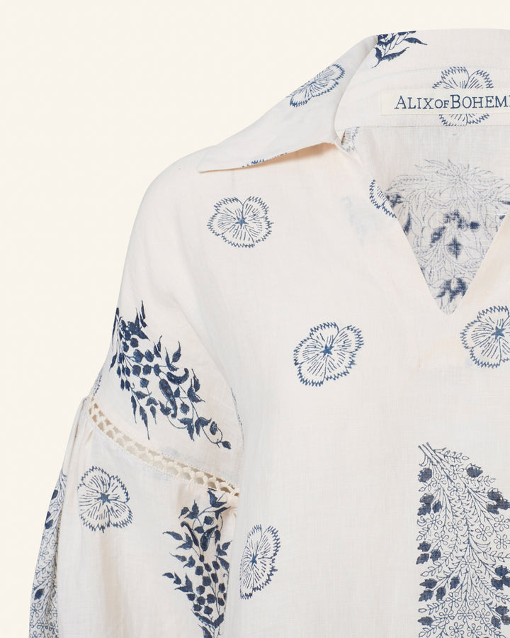 Dylan Porcelain Linen Top