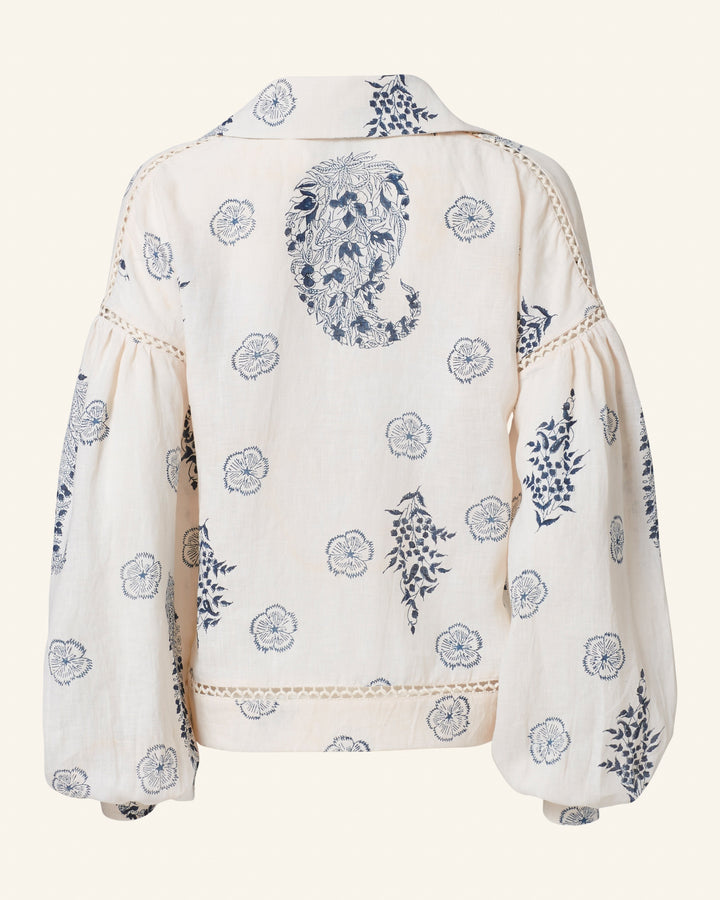 Dylan Porcelain Linen Top