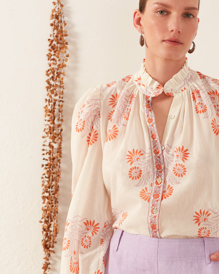 Ana Papaya Aster Shirt