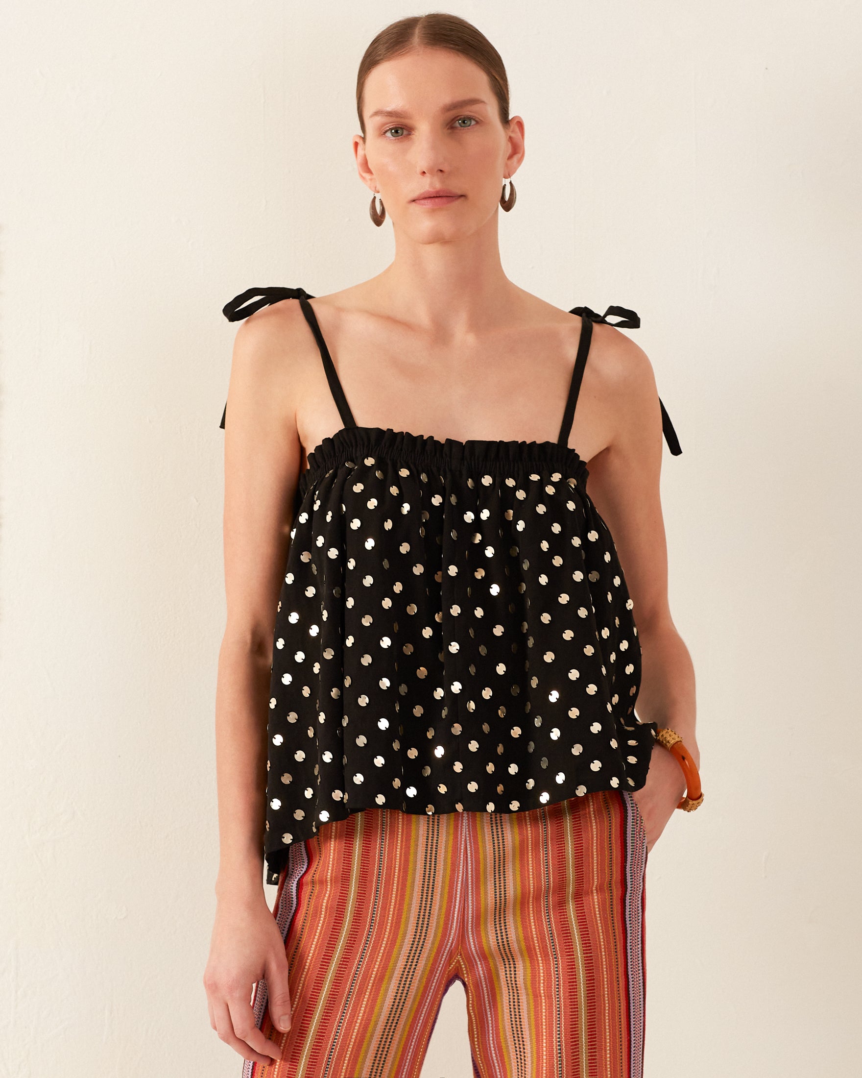 Lila Night Sky Coin Top